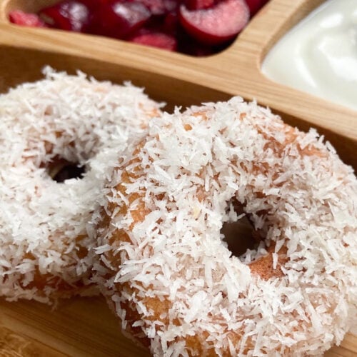 Coconut Donuts - Feeding Tiny Bellies