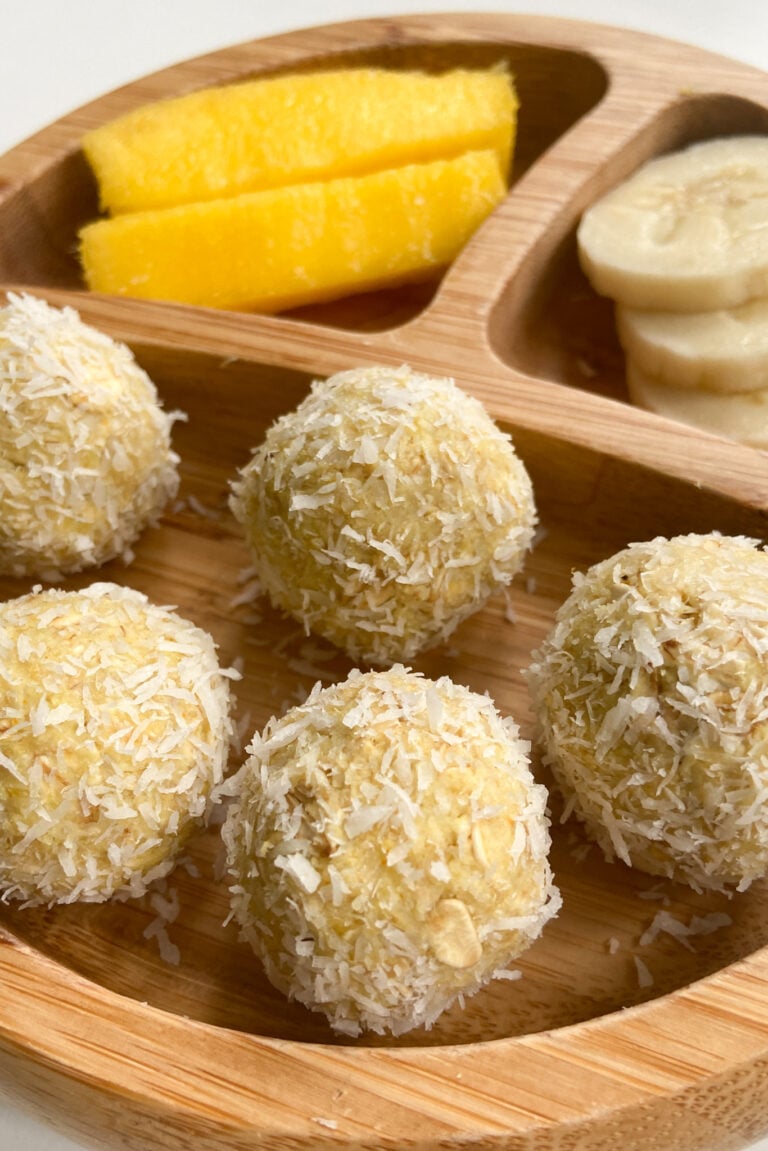 Mango Bliss Balls - Feeding Tiny Bellies