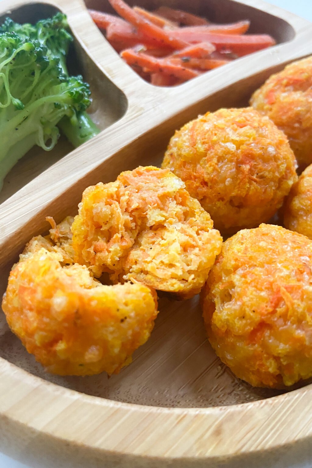 Cheesy Carrot Bites - Feeding Tiny Bellies