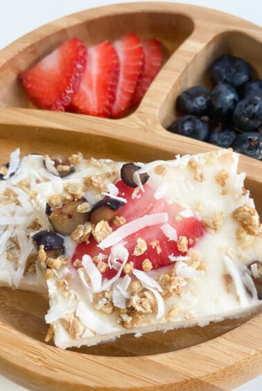 Strawberry Yogurt Bark - Feeding Tiny Bellies