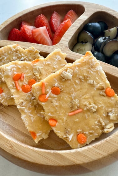 Strawberry Yogurt Bark - Feeding Tiny Bellies