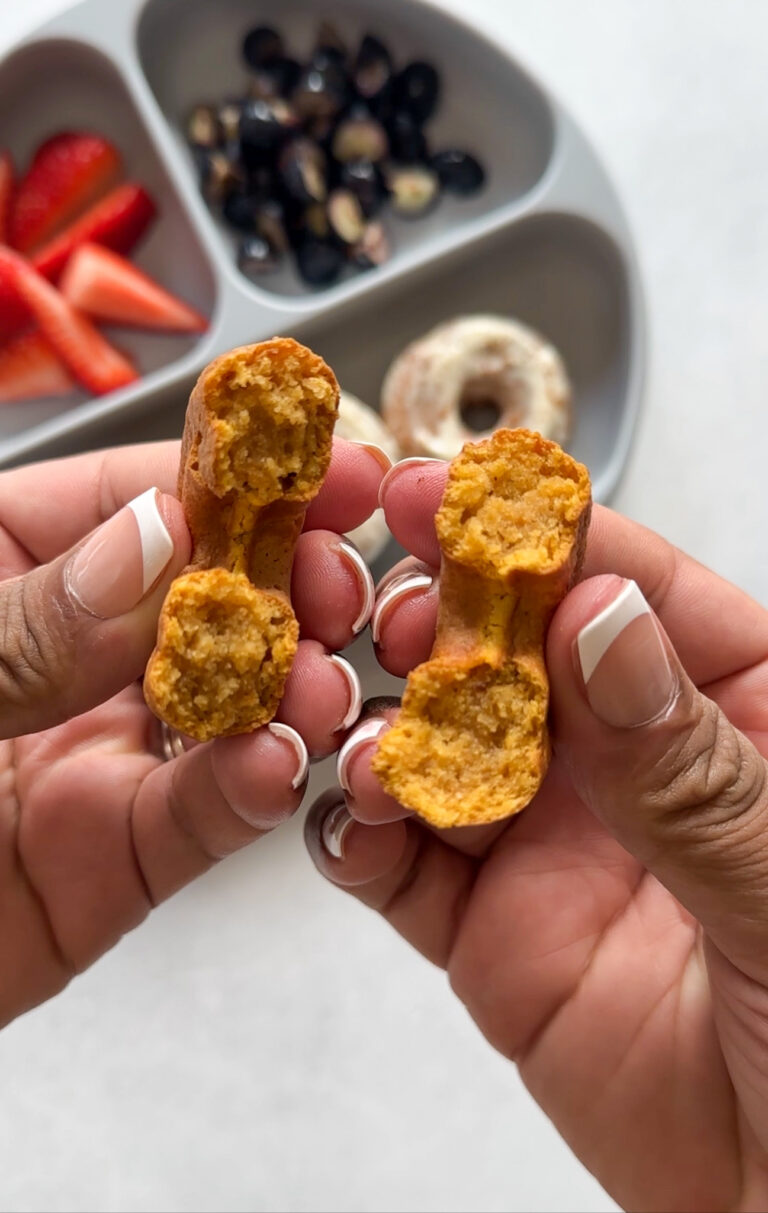 Mini Pumpkin Donuts - Feeding Tiny Bellies
