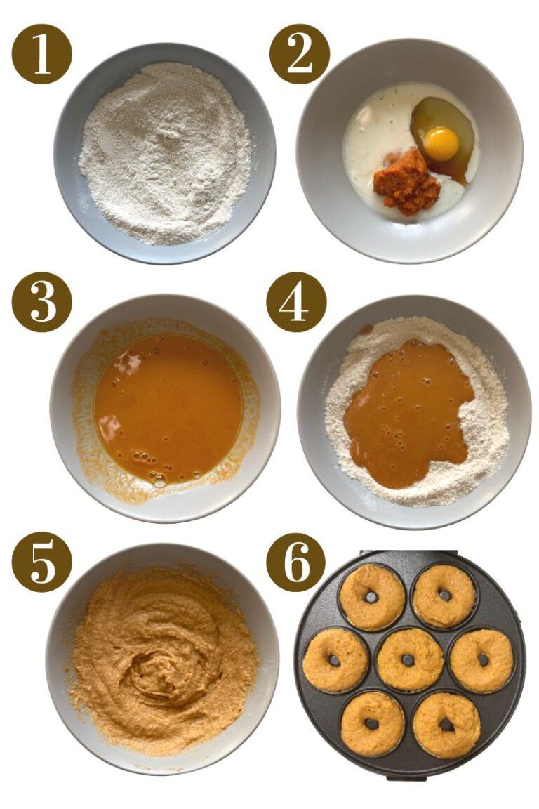 Mini Pumpkin Donuts - Feeding Tiny Bellies