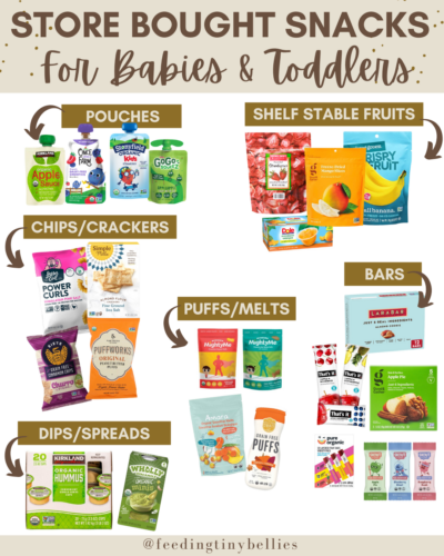 Quick And Easy Snack Ideas For Toddlers And Babies - Feeding Tiny Bellies