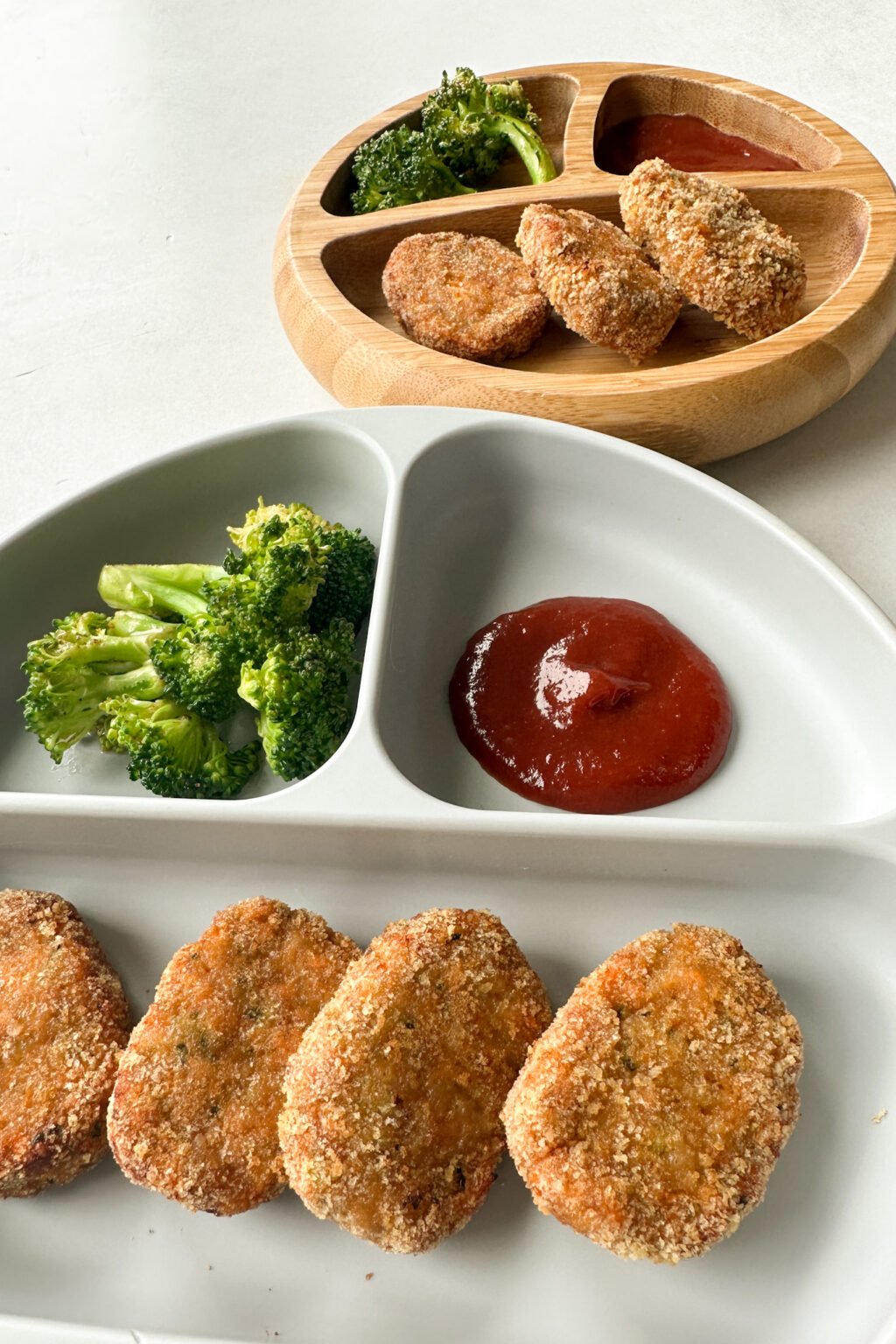 Chicken Nuggets With Veggies - Feeding Tiny Bellies