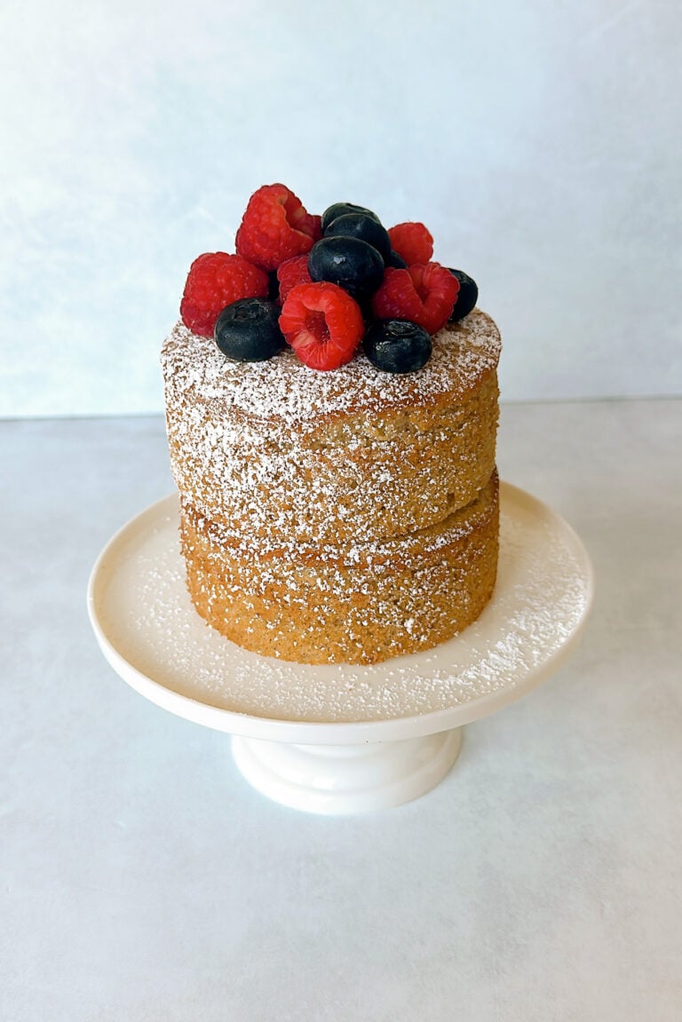 Almond Flour Apple Cake (Smash Cake) - Feeding Tiny Bellies