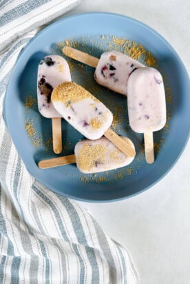 Easter Egg Greek Yogurt Popsicles - Feeding Tiny Bellies
