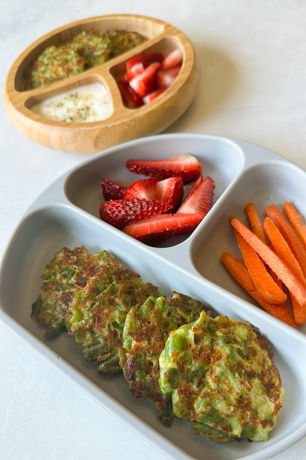 Green Bean Fritters Feeding Tiny Bellies
