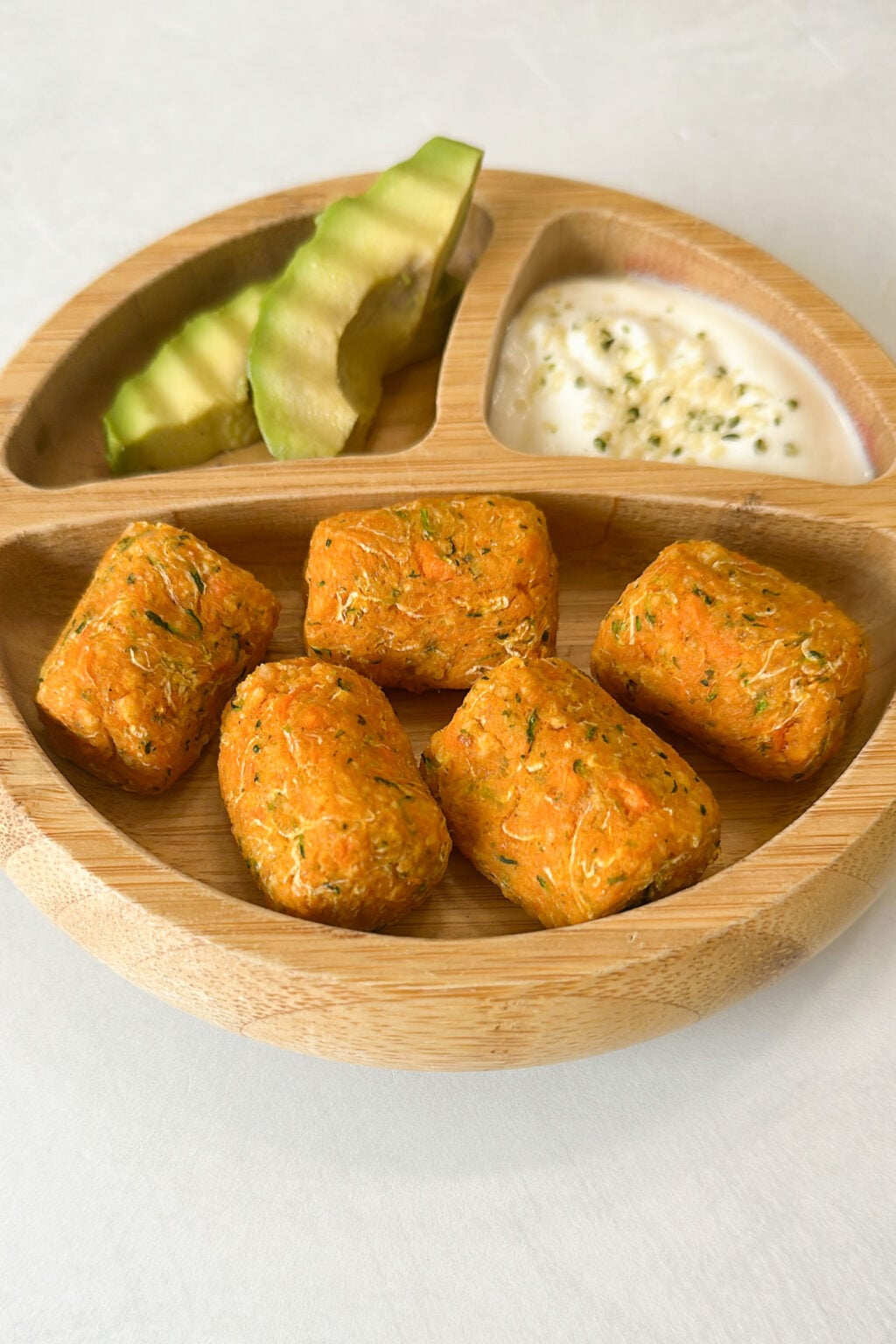 Sweet Potato Zucchini Tots - Feeding Tiny Bellies