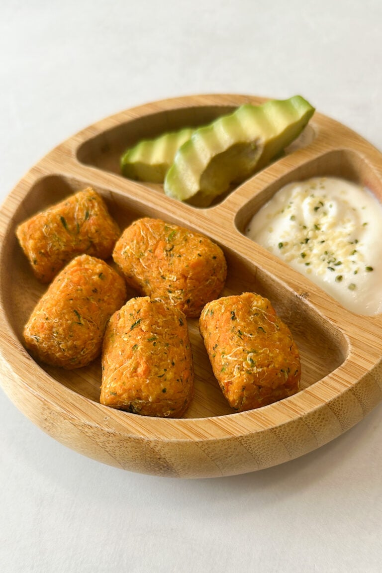 Sweet Potato Zucchini Tots - Feeding Tiny Bellies