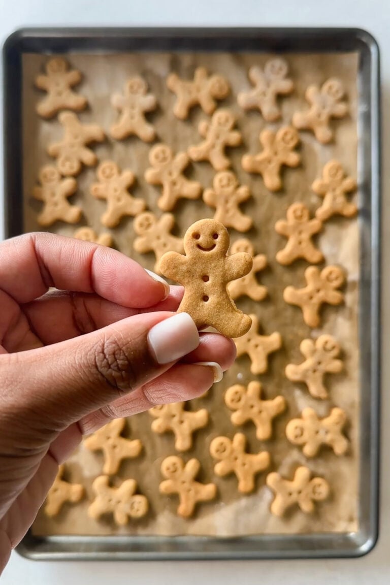Mini Gingerbread Cookies - Feeding Tiny Bellies