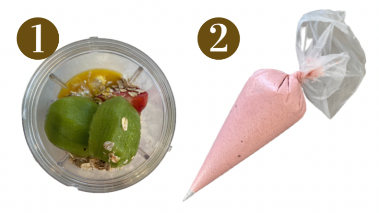 Strawberry Kiwi Baby Puffs - Feeding Tiny Bellies