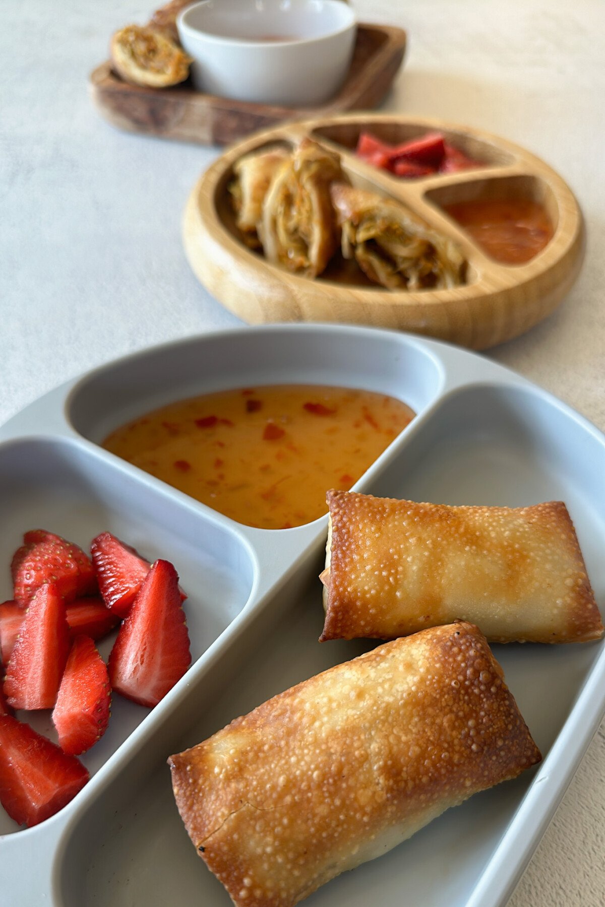 Air Fryer Veggie Egg Rolls - Feeding Tiny Bellies