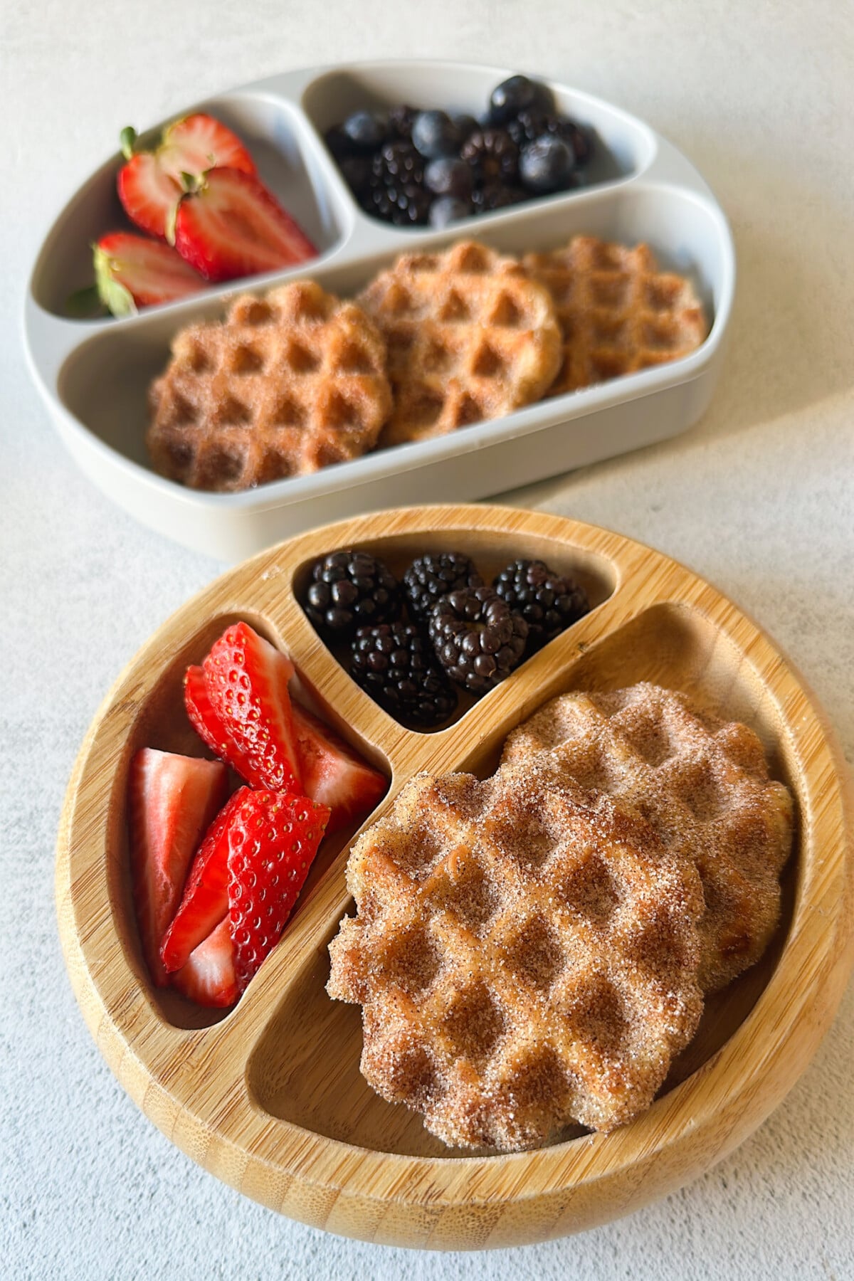 Churro Waffles - Feeding Tiny Bellies