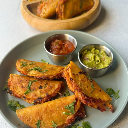 Mini Chicken Tacos - Feeding Tiny Bellies