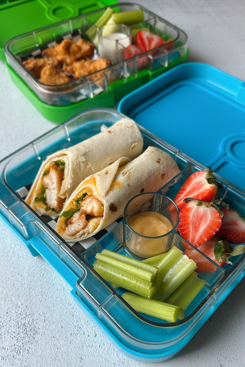 Chicken Nuggets Wrap - Feeding Tiny Bellies