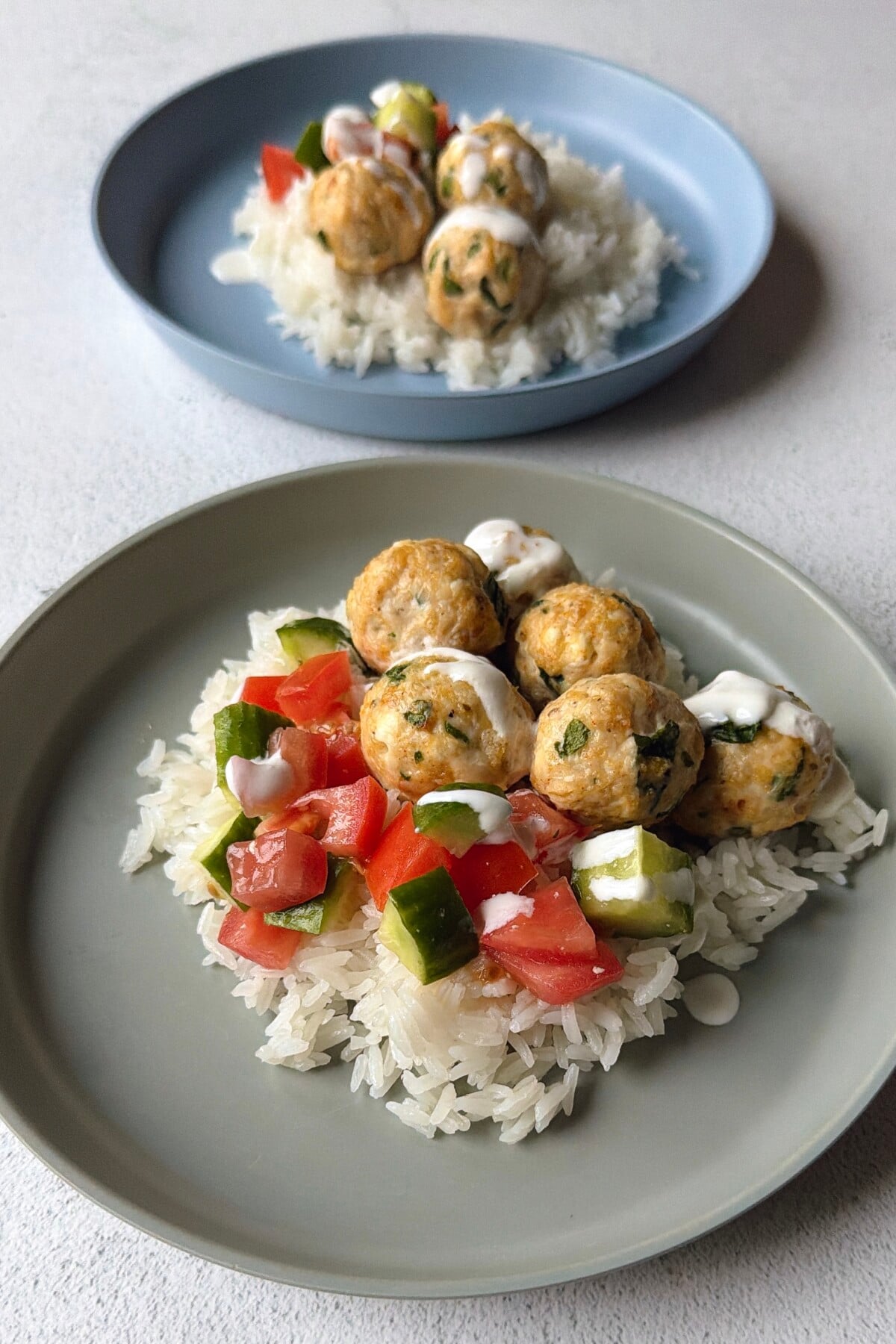 Chicken Feta Meatballs - Feeding Tiny Bellies